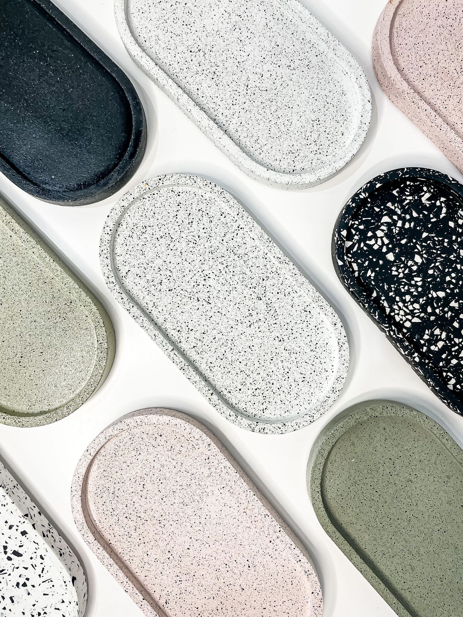 Oval Jesmonite Tray | Rubi + Rae Gifts and Homewares